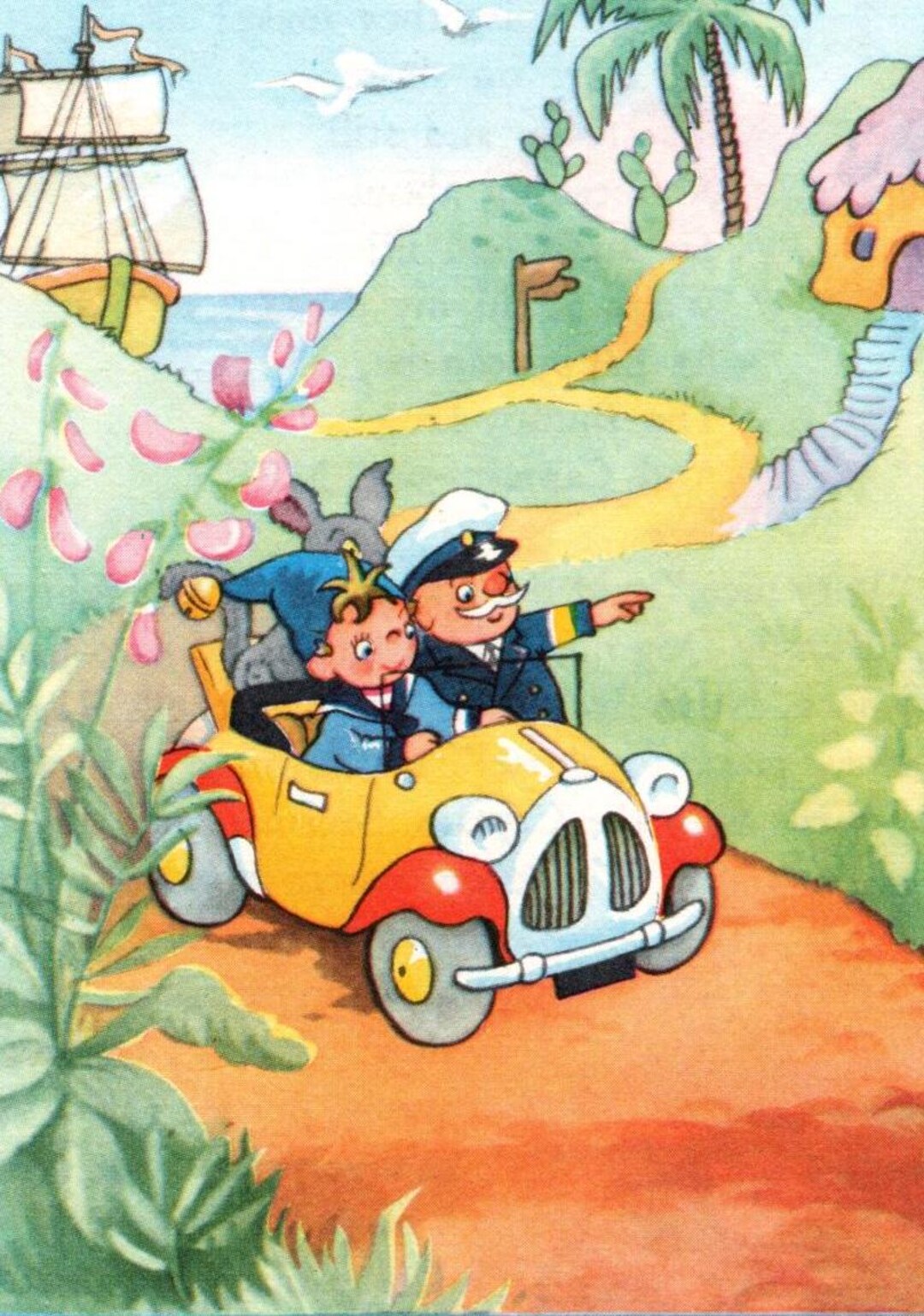 Noddy Original Book Print Vintage Nursery & Childrens Room Art Unique ...