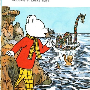 Rupert Bear Print - Original Vintage - Rupert and the Magic Shell ...