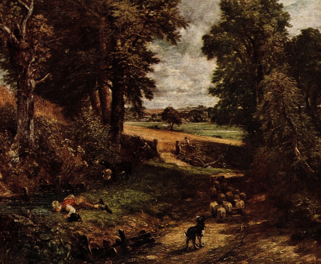 Constable "the Cornfield" Vintage Gravure Print, 1934 - Etsy