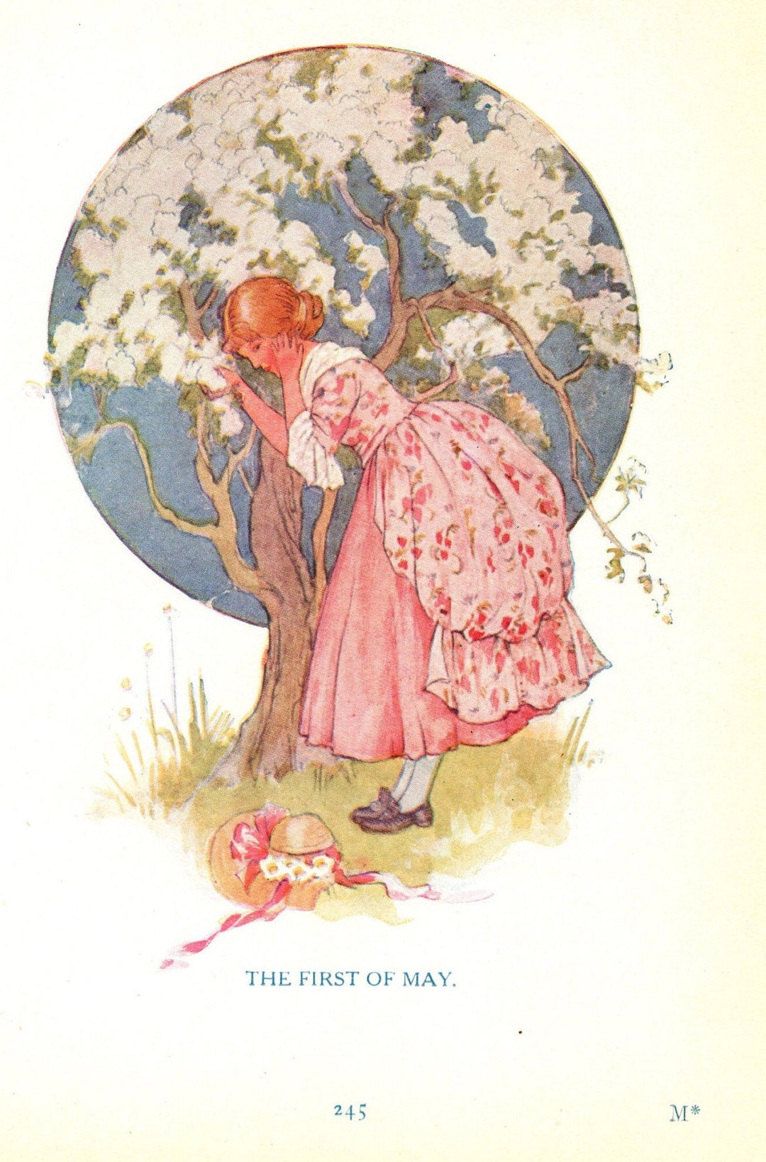 Margaret Tarrant Antique Print: 1925 "verses for Children" Nursery ...