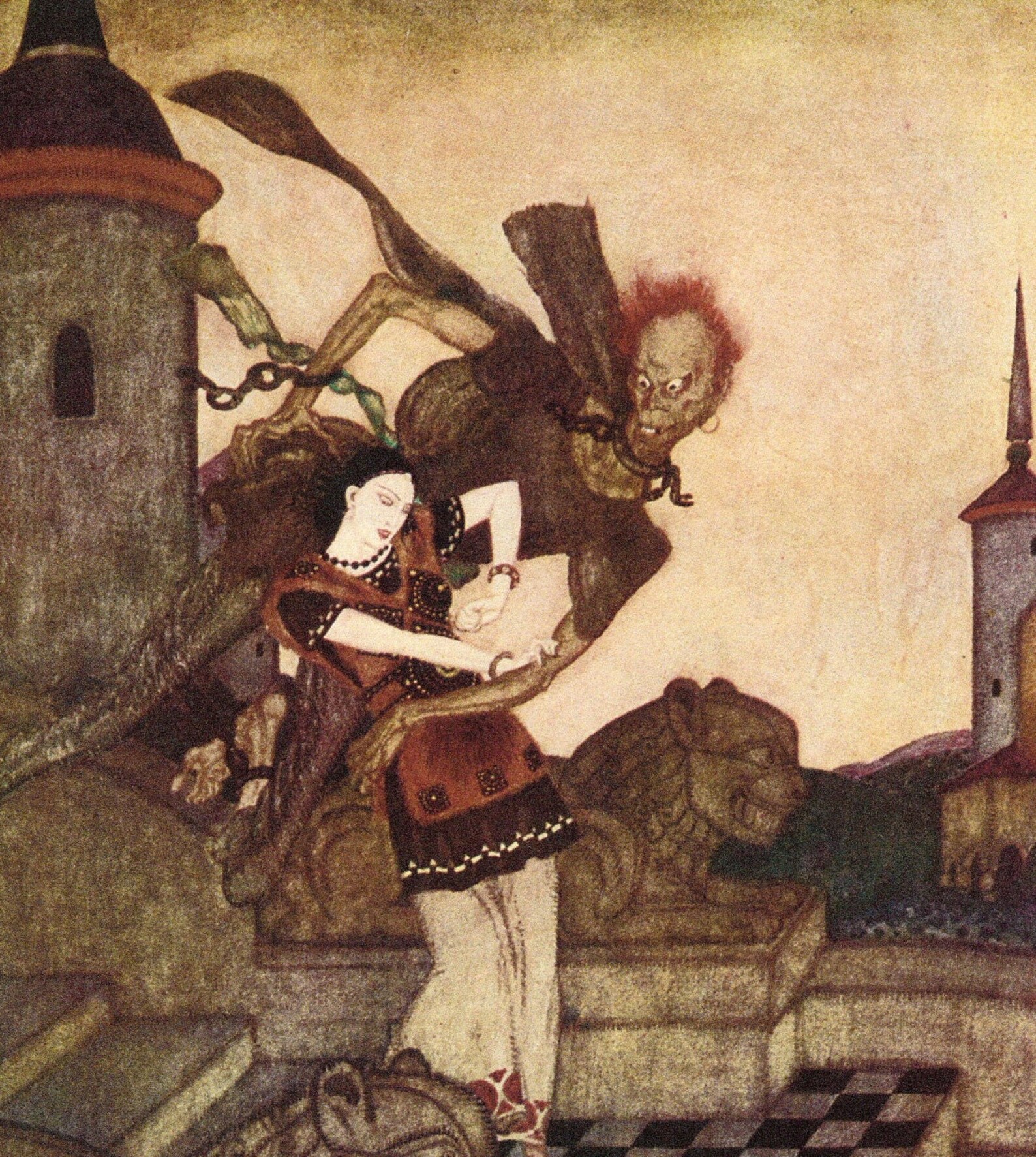 Dulac’s Fairy Tales Original Vintage 2-sided Print - Bashtchelik & Ivan ...