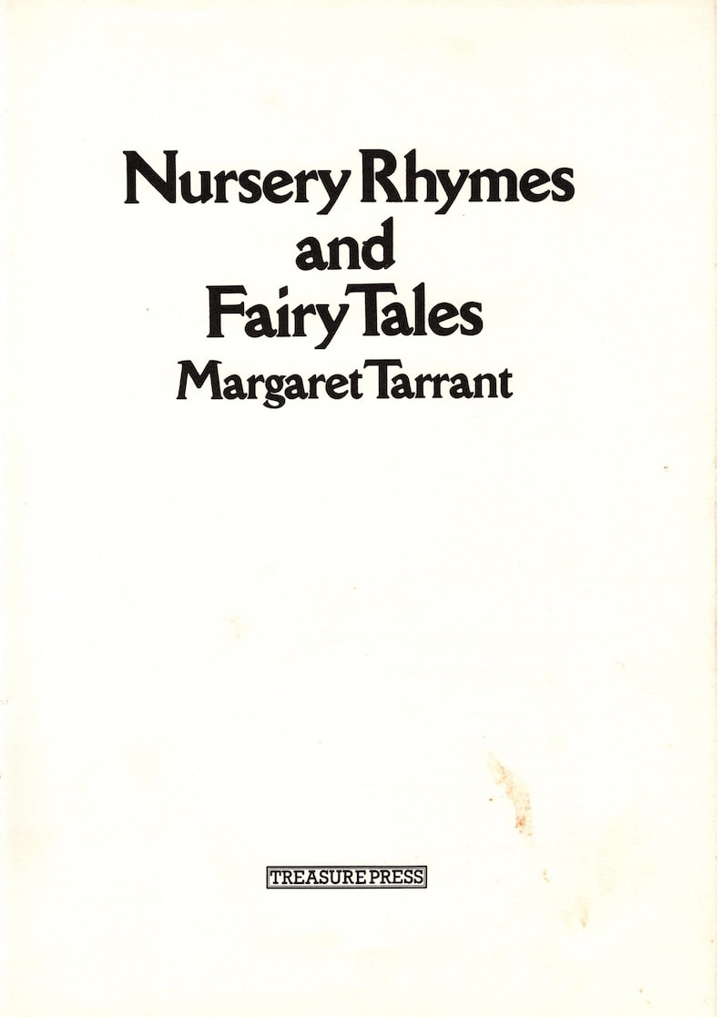 Margaret Tarrant 'elsie Marley' Print: 1984 Vintage Nursery Rhyme Art ...