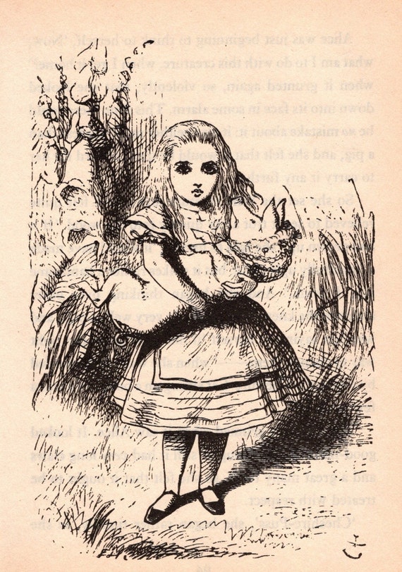 Original Alice In Wonderland Art