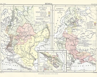 Antique Map of Lycaonia, Lycia, Lydia (1886) - Printable Wall Art ...