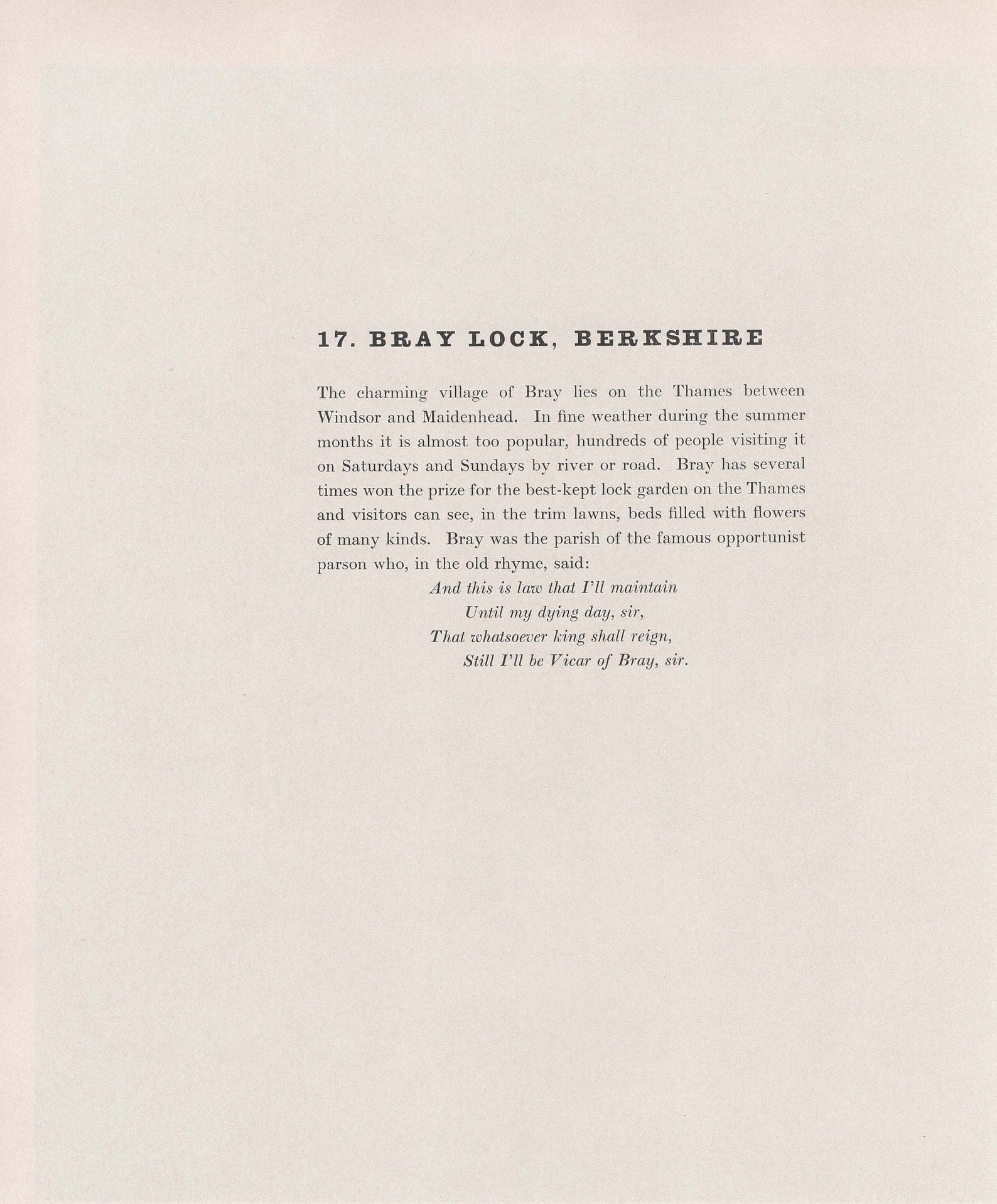 Original Vintage Photo Print Bray Lock Berkshire 1966 - Etsy