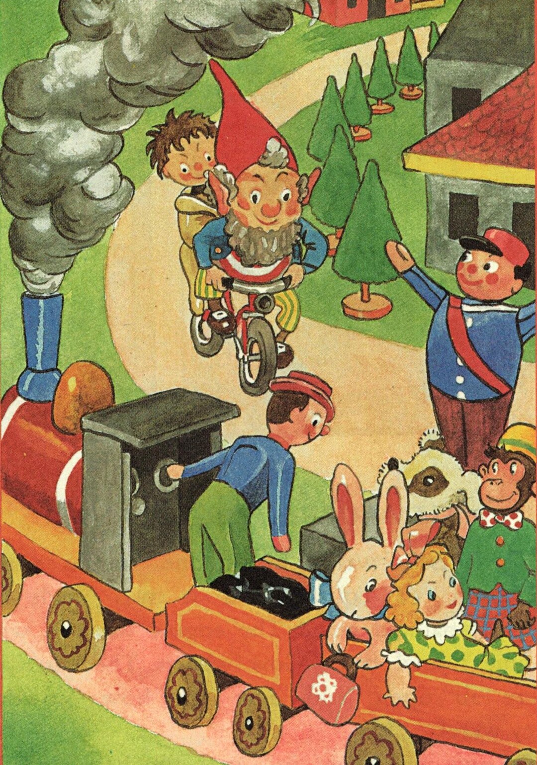 Noddy Original Book Print Vintage Nursery & Childrens Room Art Unique ...