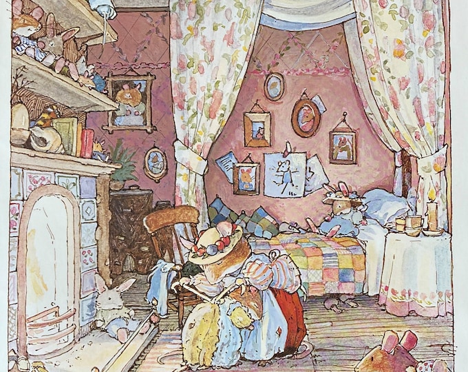 Brambly Hedge Rare Poster Original Vintage 1981 Large Print - Etsy