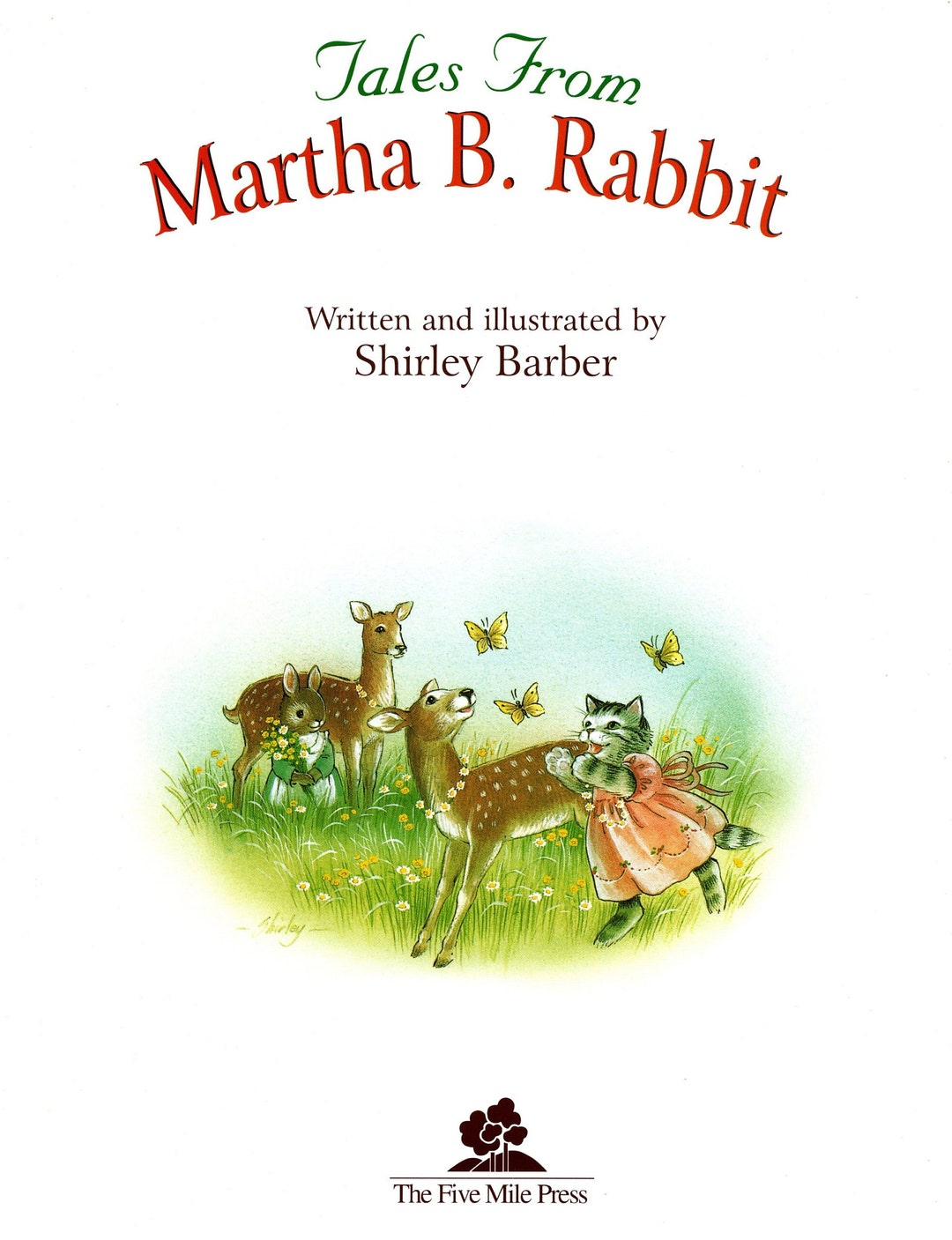 Shirley Barber Original Vintage Print Tales From Martha B Rabbit Elves ...