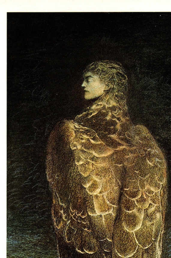 Fernand Khnopff 1896 Original vintage Symbolists and Decadents | Etsy