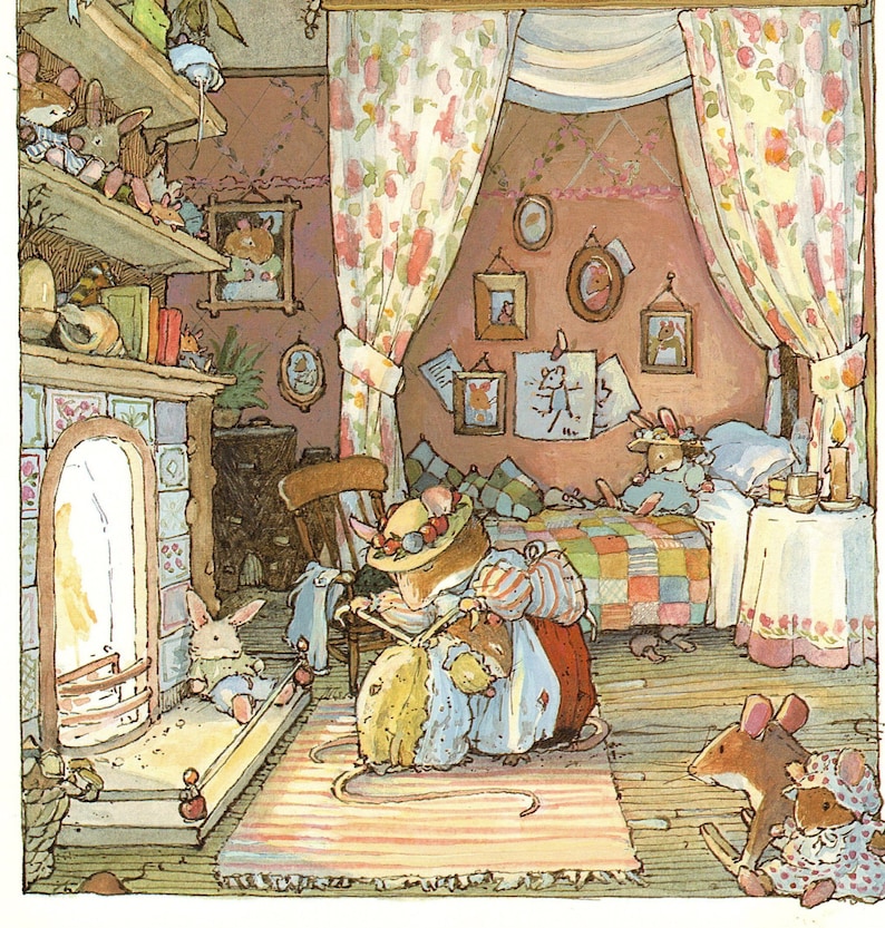 Jill Barklem Original Vintage Print 1988 Brambly Hedge | Etsy