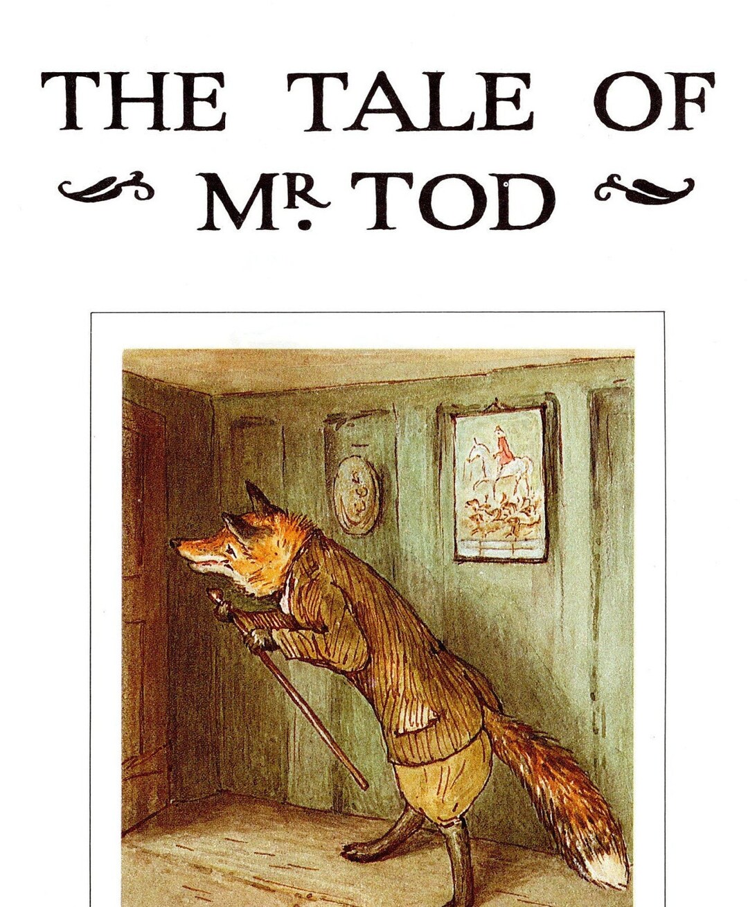 1984 Beatrix Potter Mr. Tod Print: Vintage Nursery Art - Etsy Australia
