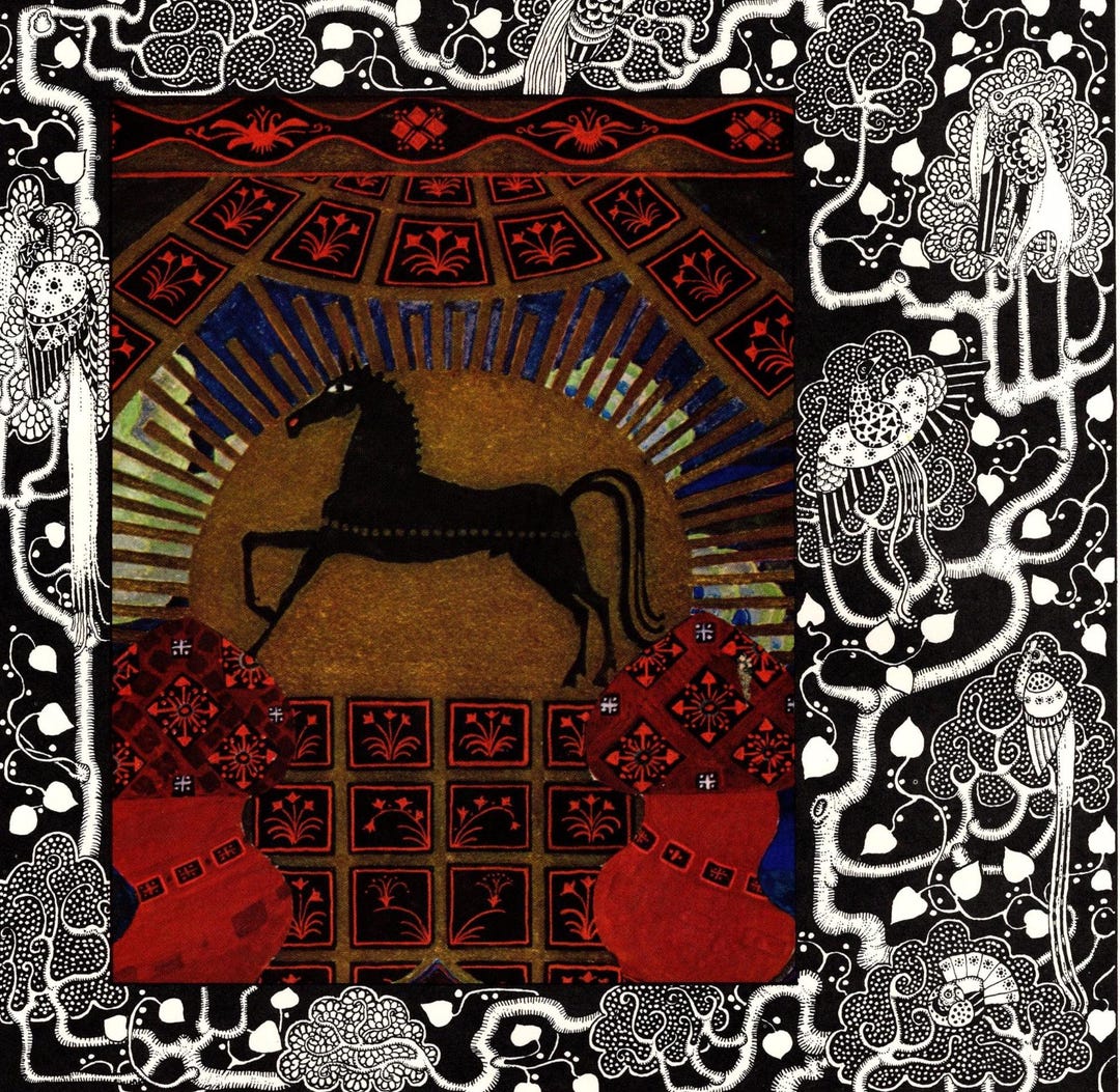 1977 KAY NIELSEN Original Vintage Print – “A Thousand and One Nights ...