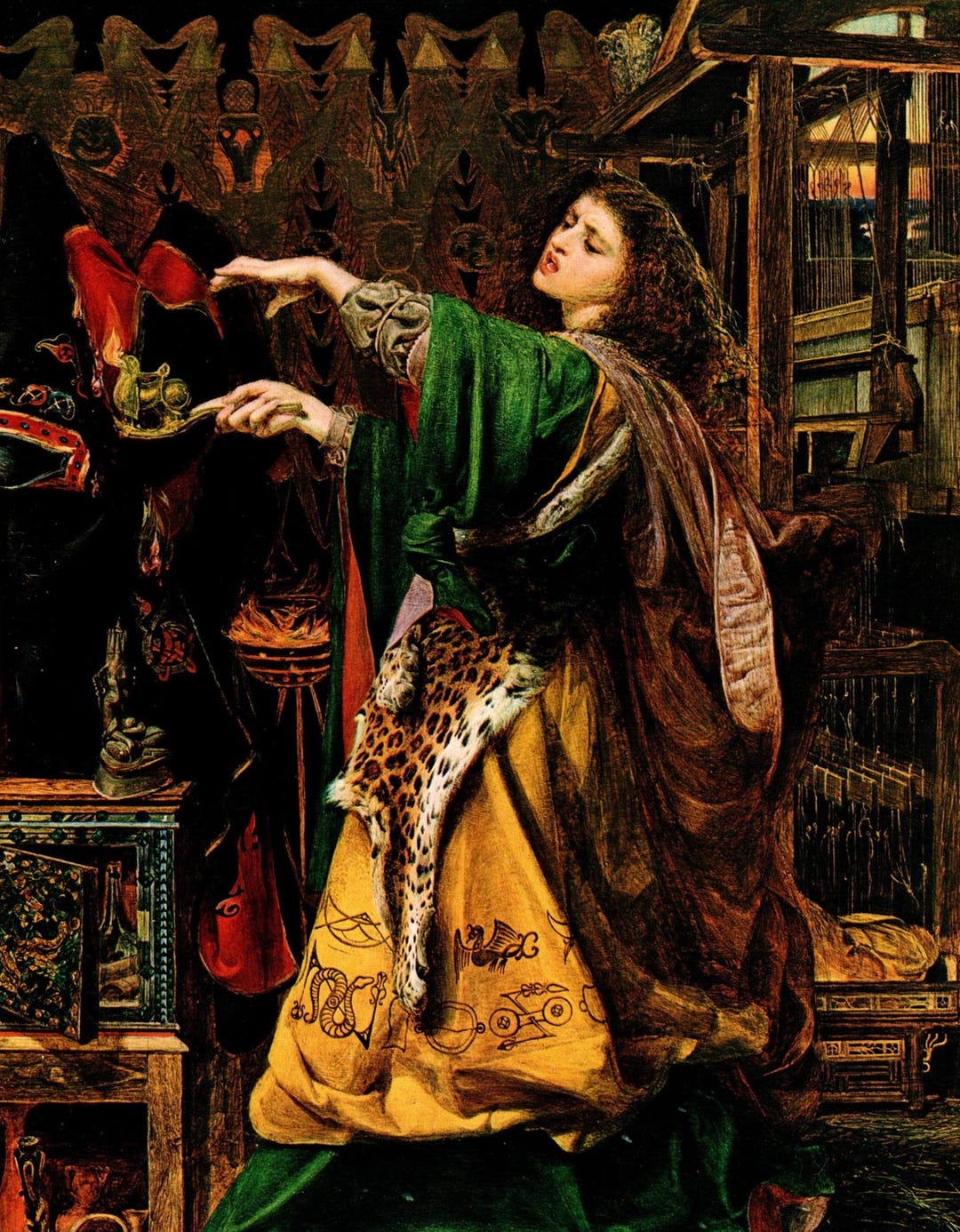 FREDERICK SANDYS Original Vintage Book Print “morgan Le Fay" – Pre ...