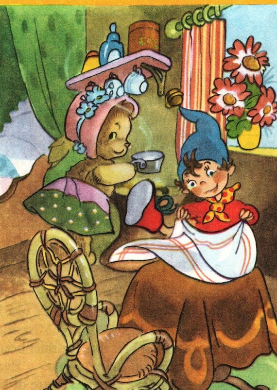 Enid Blytons noddy Gets Into Trouble Original 1986 | Etsy