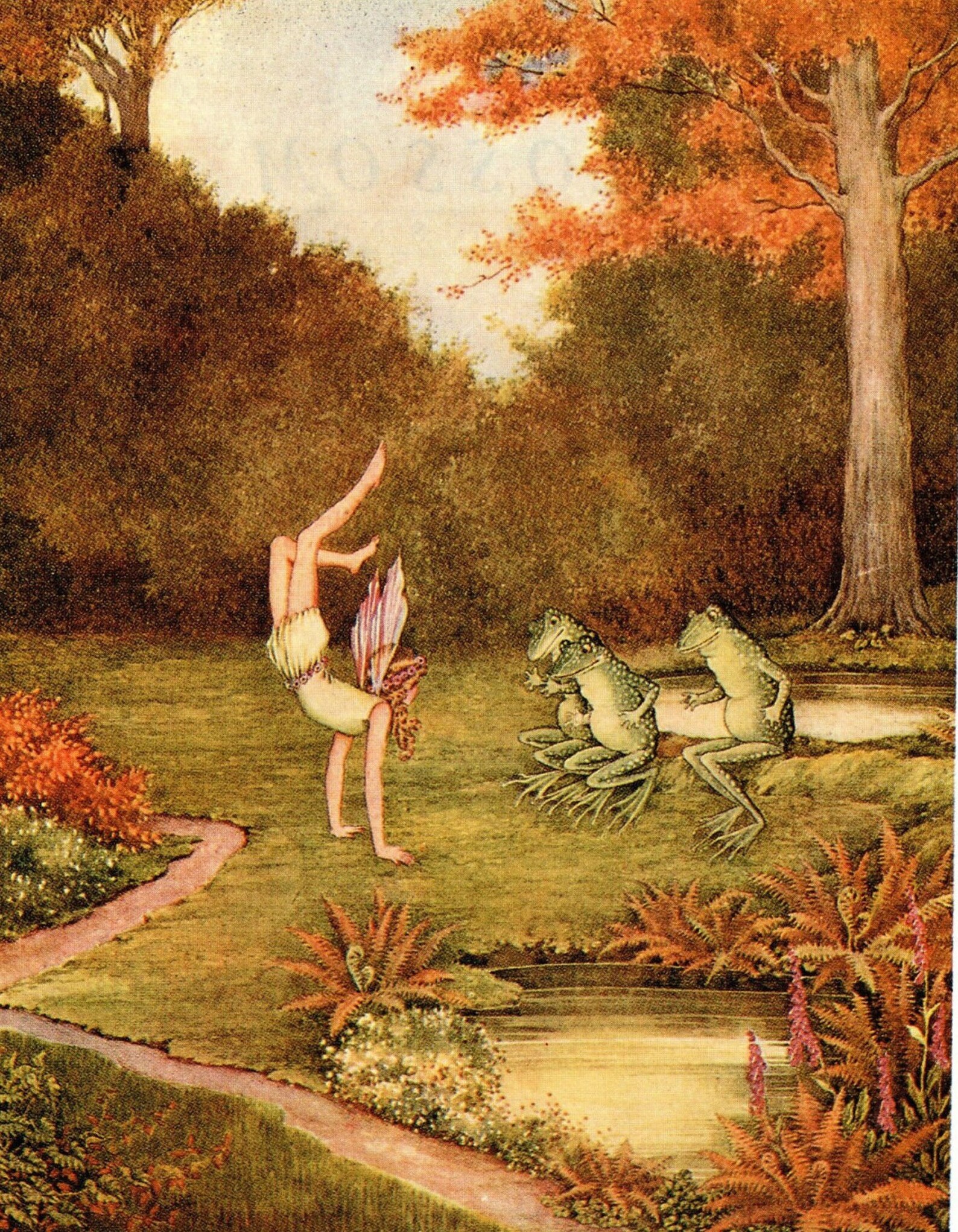 Ida Rentoul Outhwaite Fairy Story Original Vintage Print Fairies Elves ...