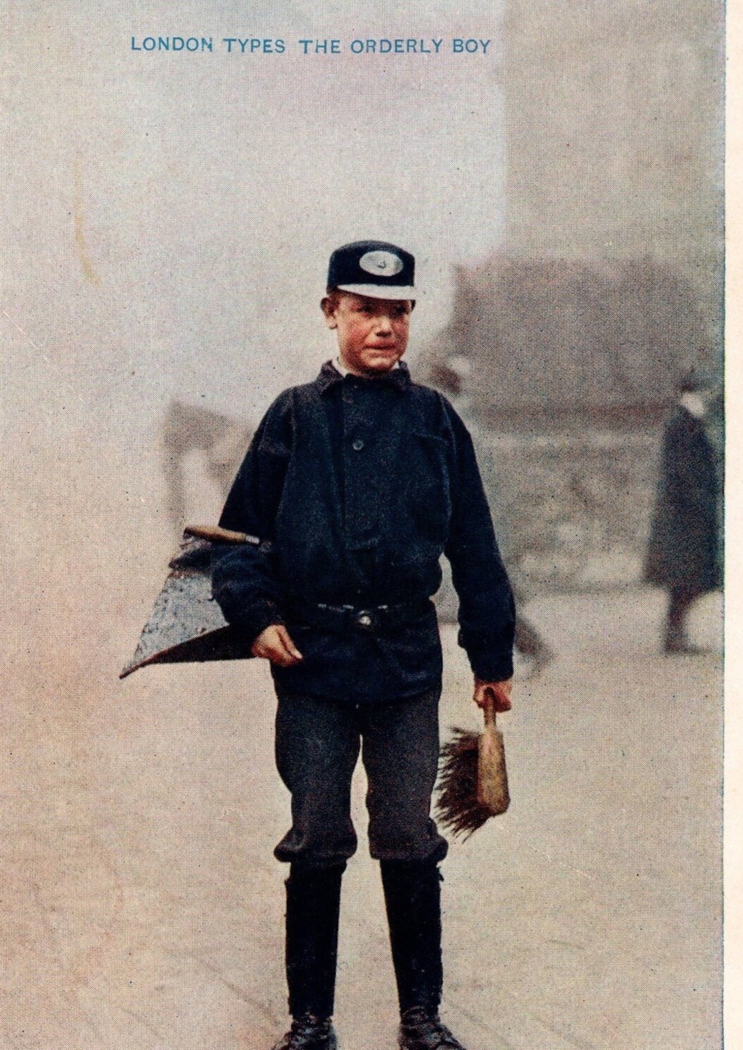 1910 the Orderly Boy, London Types Original Antique Photo Print Unique ...