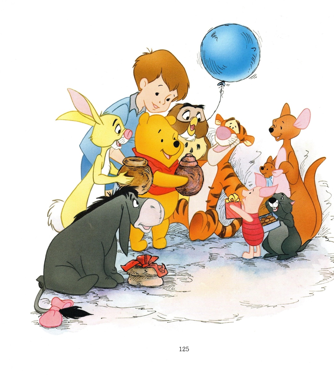 Vintage Winnie the Pooh Print: Nursery & Children's Room Art - Etsy