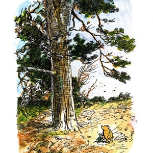 Winnie-the-pooh Original Vintage Print – the House at Pooh Corner ...