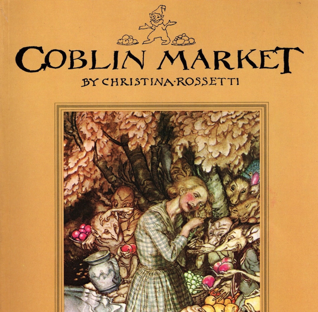Arthur Rackham goblin Market Original Vintage BOOK COVER Classic ...