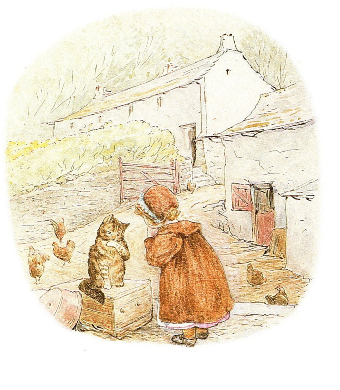 Beatrix Potter Print: Mrs. Tiggy-winkle, Whimsical Nursery Art - Etsy