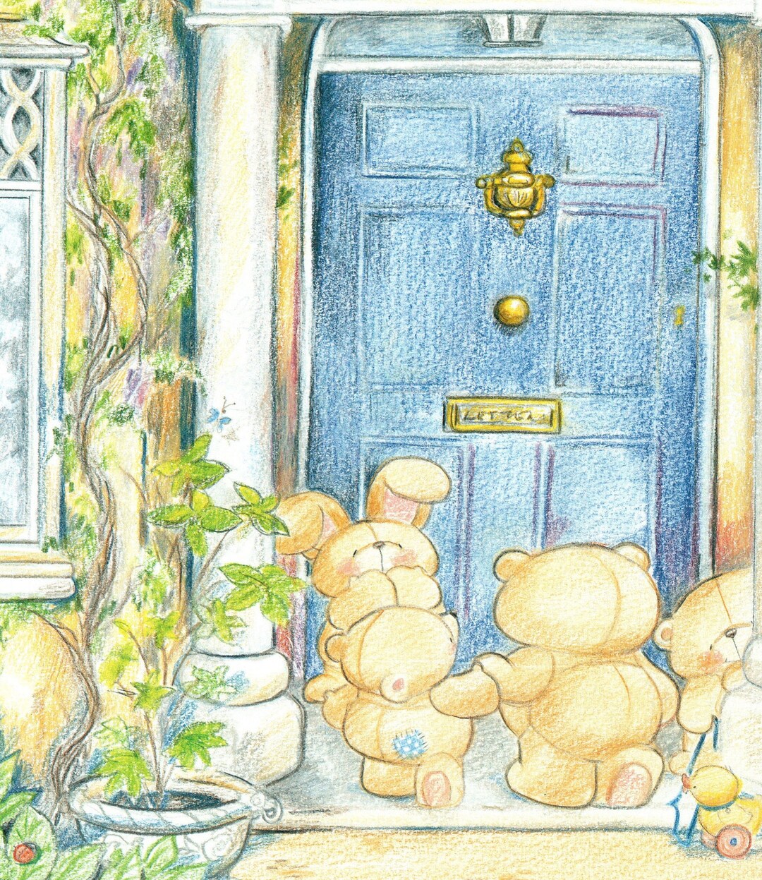 Forever Friends Vintage Original Print – Lovable Teddy Bears - Nursery ...