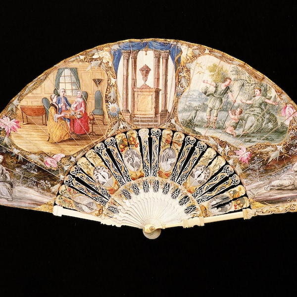 Vintage Hand Fan - Etsy