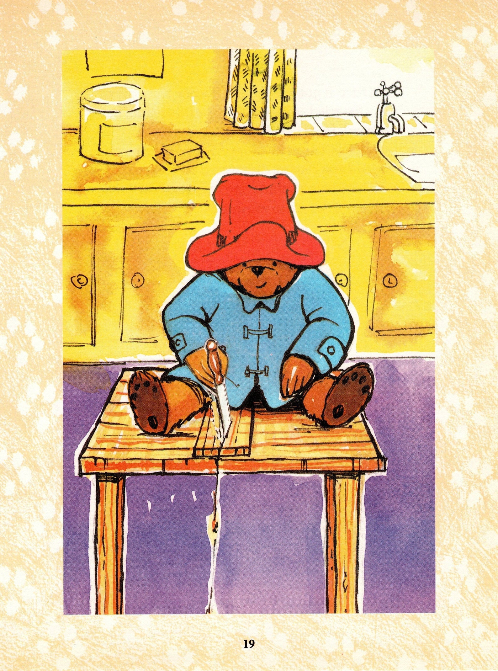 Original Paddington Bear Vintage Large Print Nursery Art | Etsy
