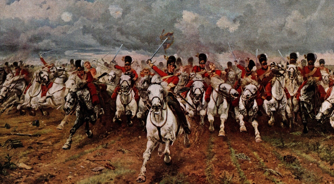 Lady Elizabeth Butler "scotland for Ever" Rare 1934 Original Vintage ...