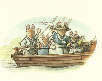 Jill Barklem BRAMBLY HEDGE Original Vintage 2-sided Print 1999 – Cute ...