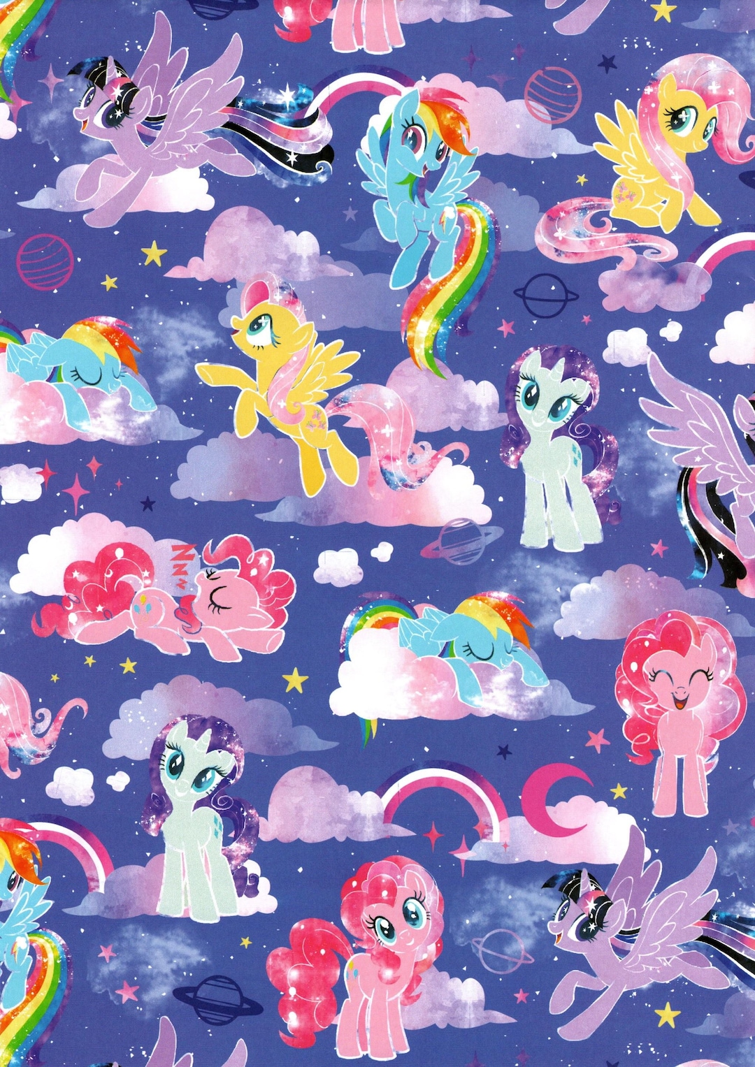 My Little Pony Wrapping Paper X2 Birthdays, Crafts, Decoupage ...