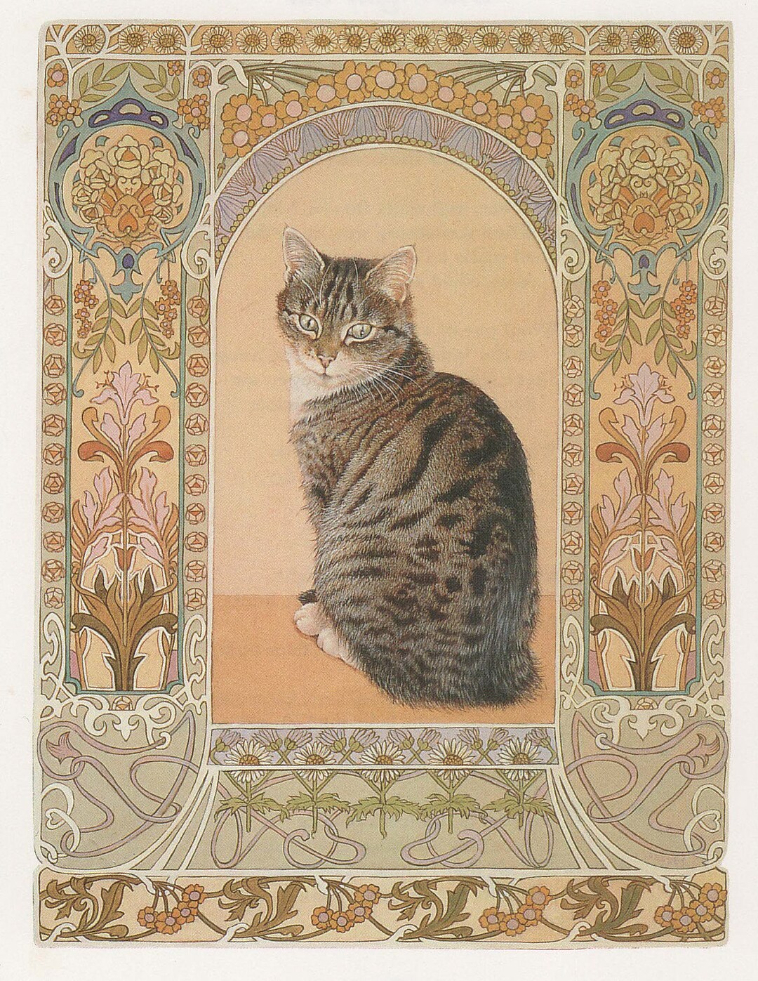 Lesley Anne Ivory “glorious Cats” 1991 – Original Vintage Print – Cat ...