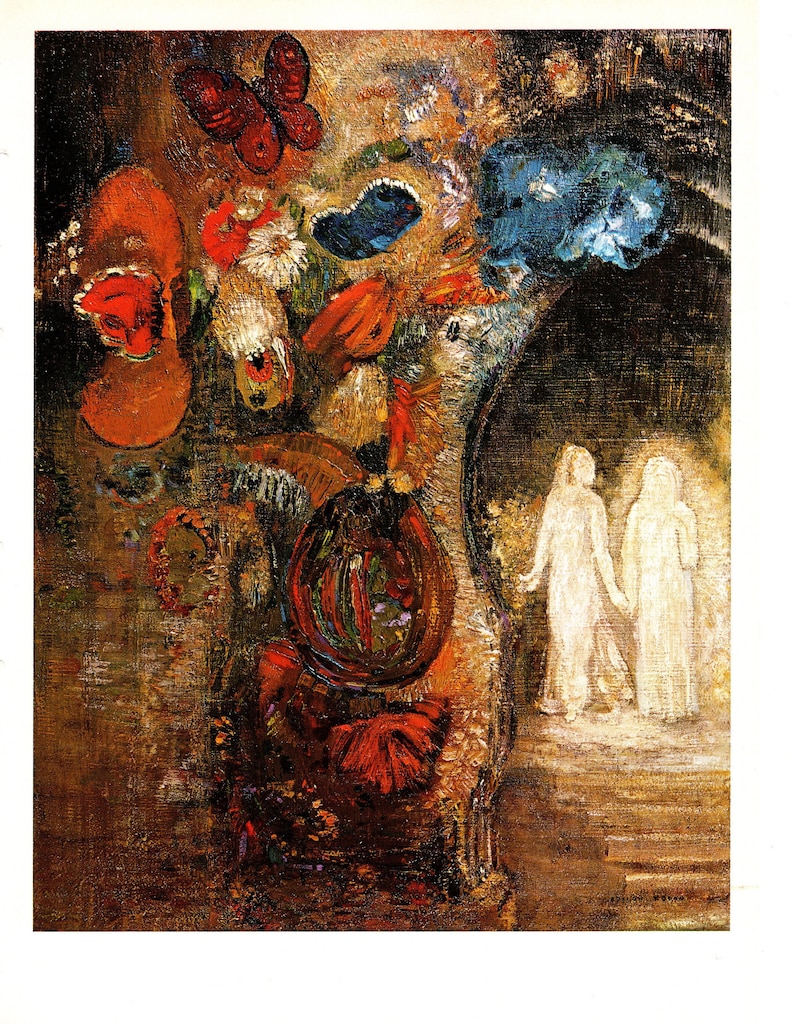 Odilon Redon 1905 Original vintage Symbolists and Decadents Art Print ...