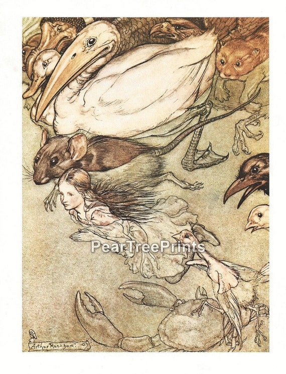 Arthur Rackham 1975 Large Original Vintage Print Fairy Tale | Etsy
