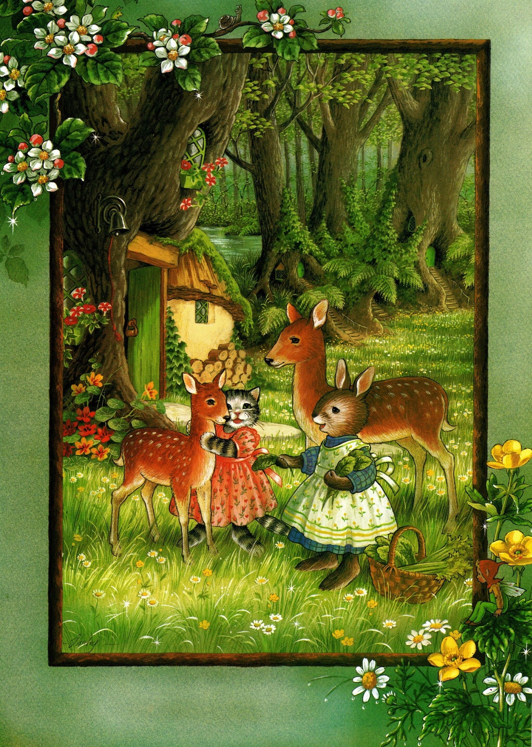 Shirley Barber Original Vintage Print – Tales From Martha B Rabbit ...