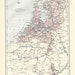 Antique Map HOLLAND NETHERLANDS, Europe From 9th Edition Encyclopaedia ...