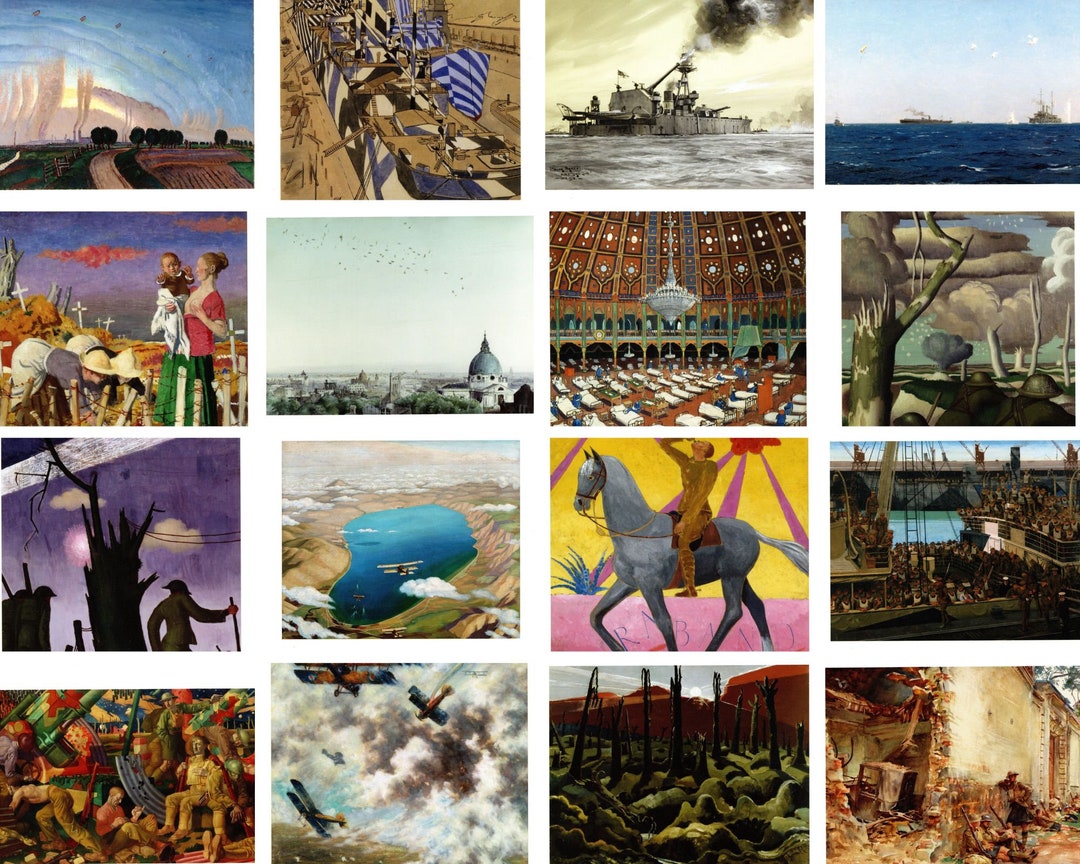 9 Postcards WORLD WAR I Vintage Art Postcrossing, Invitations, Journals ...