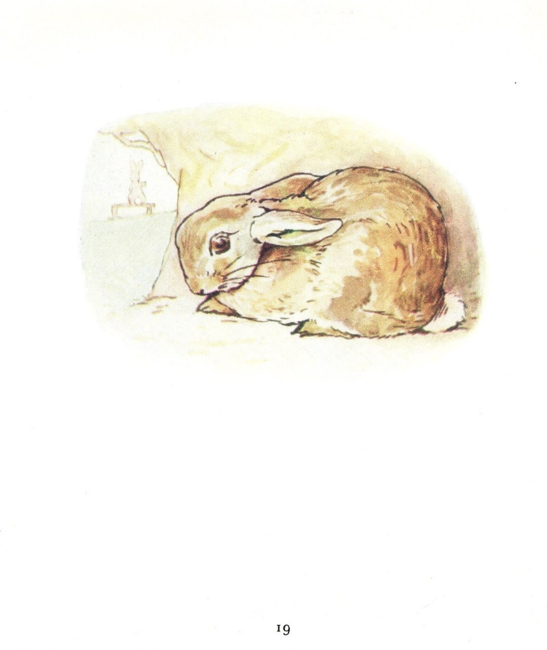 Beatrix Potter's Fierce Bad Rabbit Original Print - 1954 Vintage ...