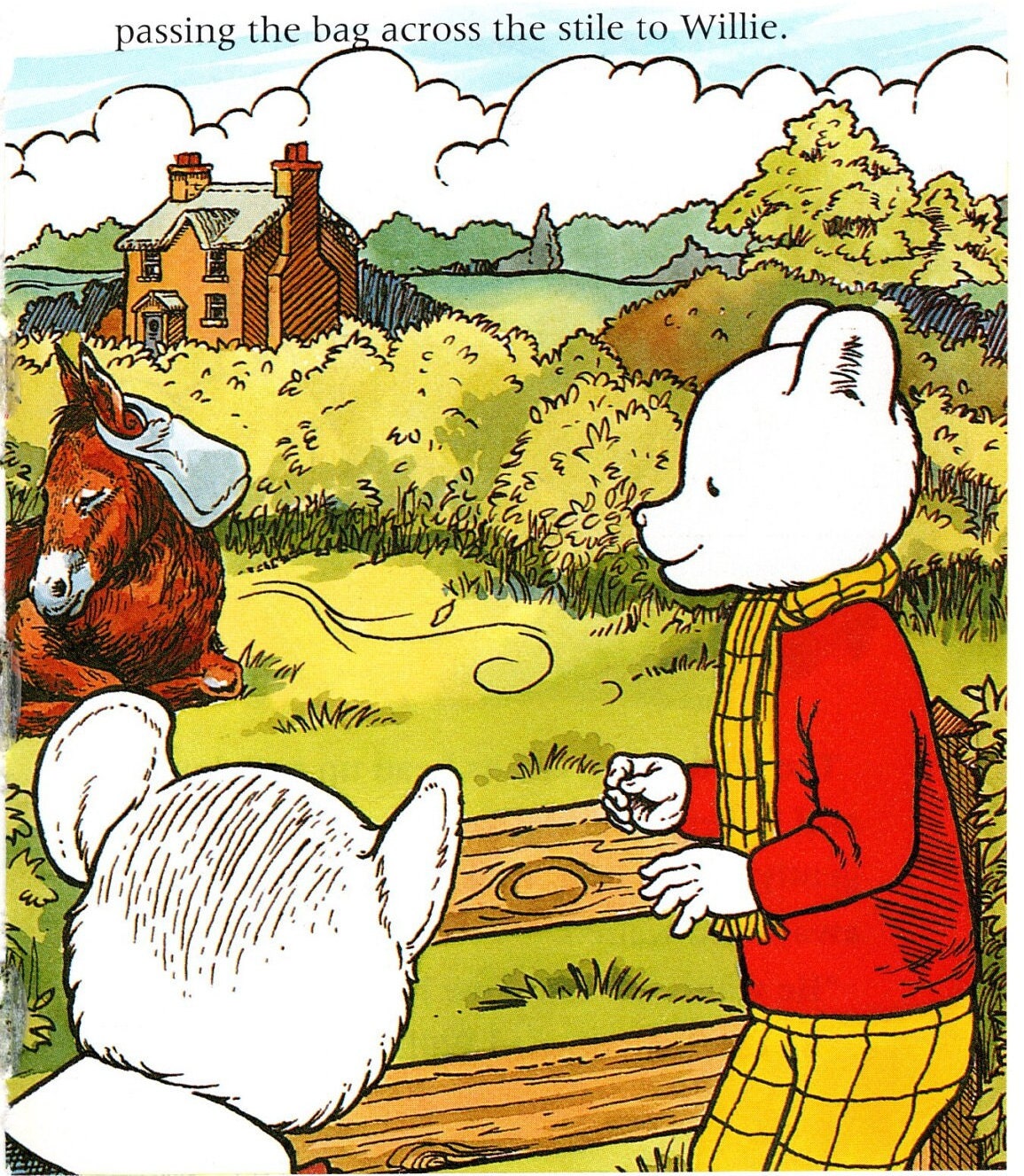 Rupert Bear Print Original Vintage Rupert and the Dizzy - Etsy