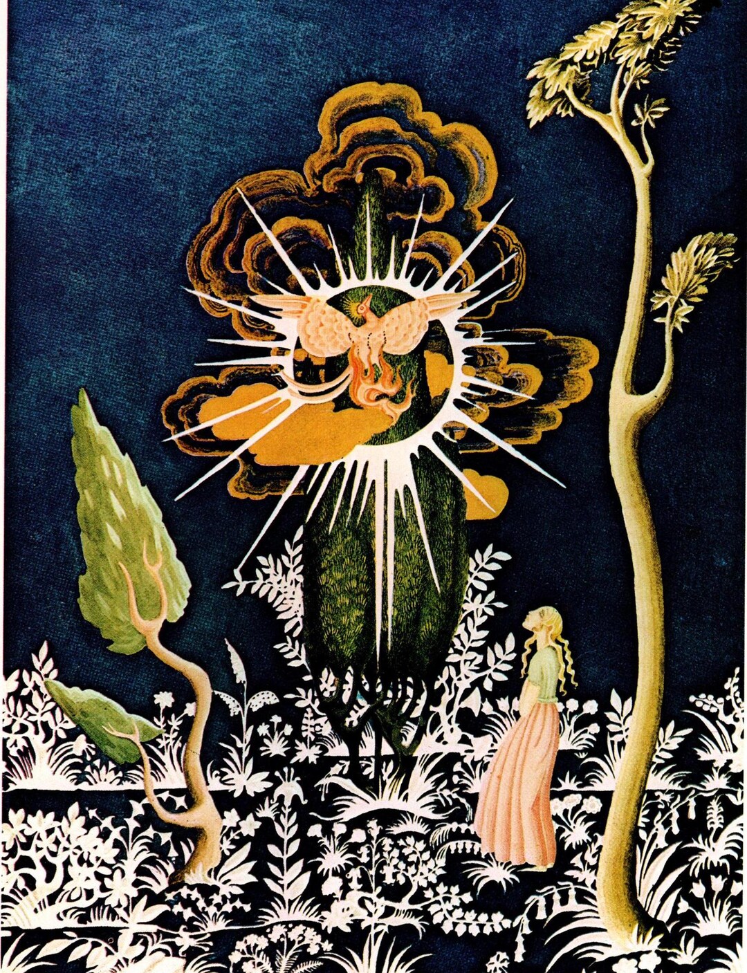 Kay Nielsen 'juniper Tree' Print: 1975 Norwegian Fairy Tale Art Nouveau ...