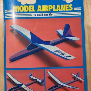Vintage Paper Airplane Book: Model Gliders to Cut & Build - Etsy