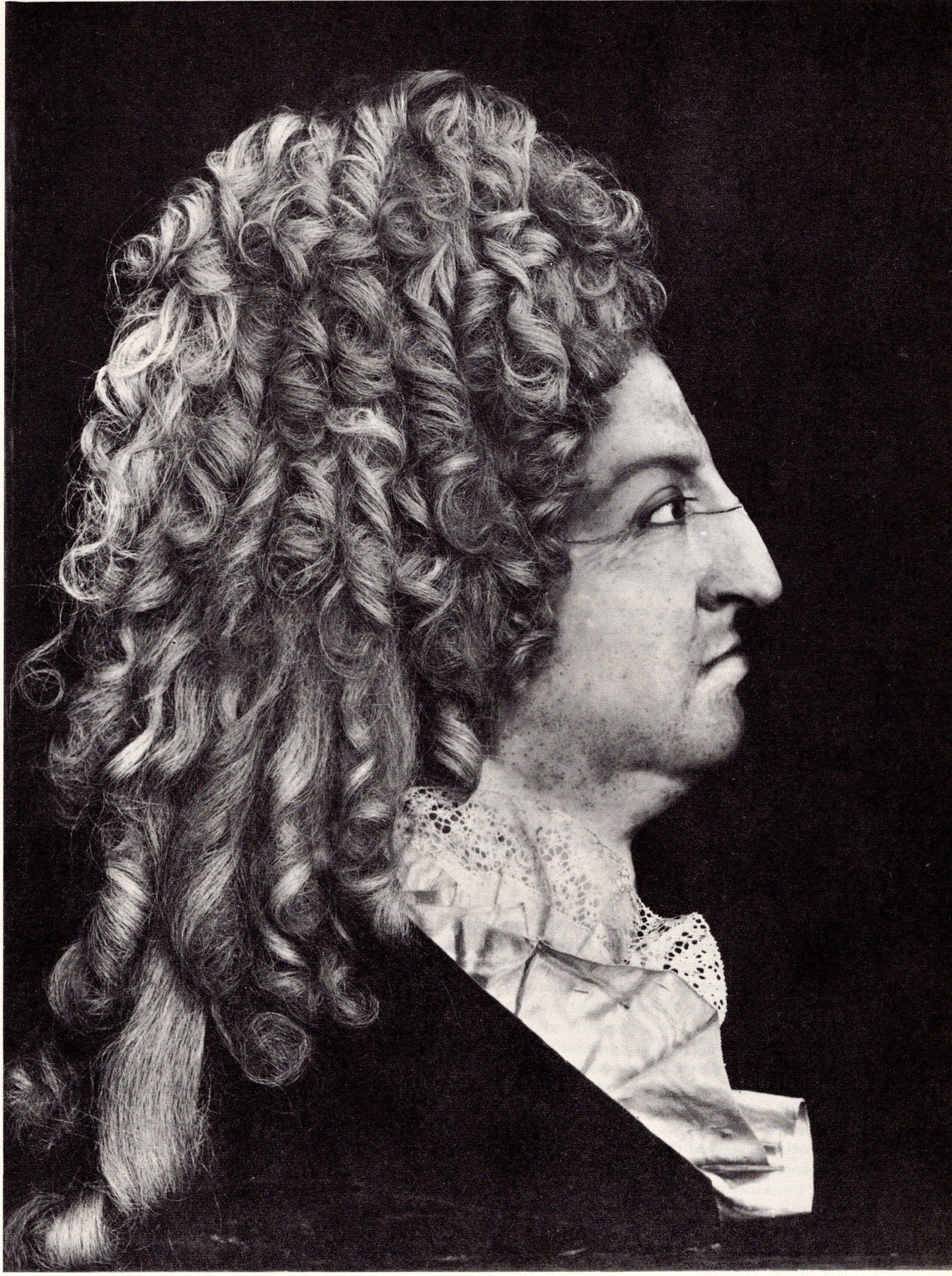 Louis XIV Wig 17th Century Original Vintage Print Unique | Etsy