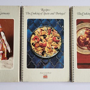 Vintage foods of the World Time Life Recipe Book Series 1969 to 1971 ...