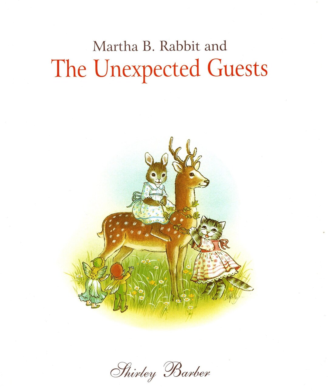 Shirley Barber Original Vintage Print Tales From Martha B Rabbit Elves ...