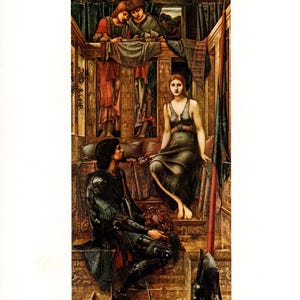 EDWARD BURNE-JONES Original Vintage Book Print “king Cophetua and the ...