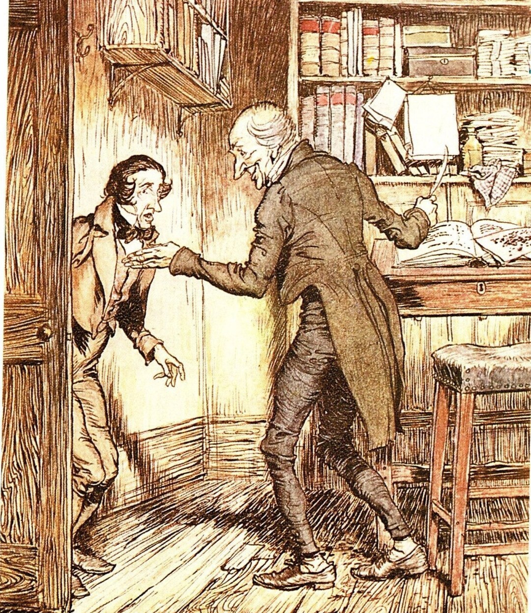 Arthur Rackham a Christmas Carol Original Vintage Print Classic ...