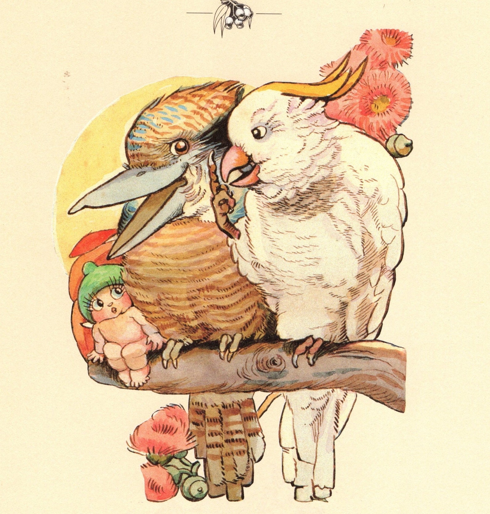 May Gibbs Vintage Print: Australian Bush Characters, Fairytale Art - Etsy