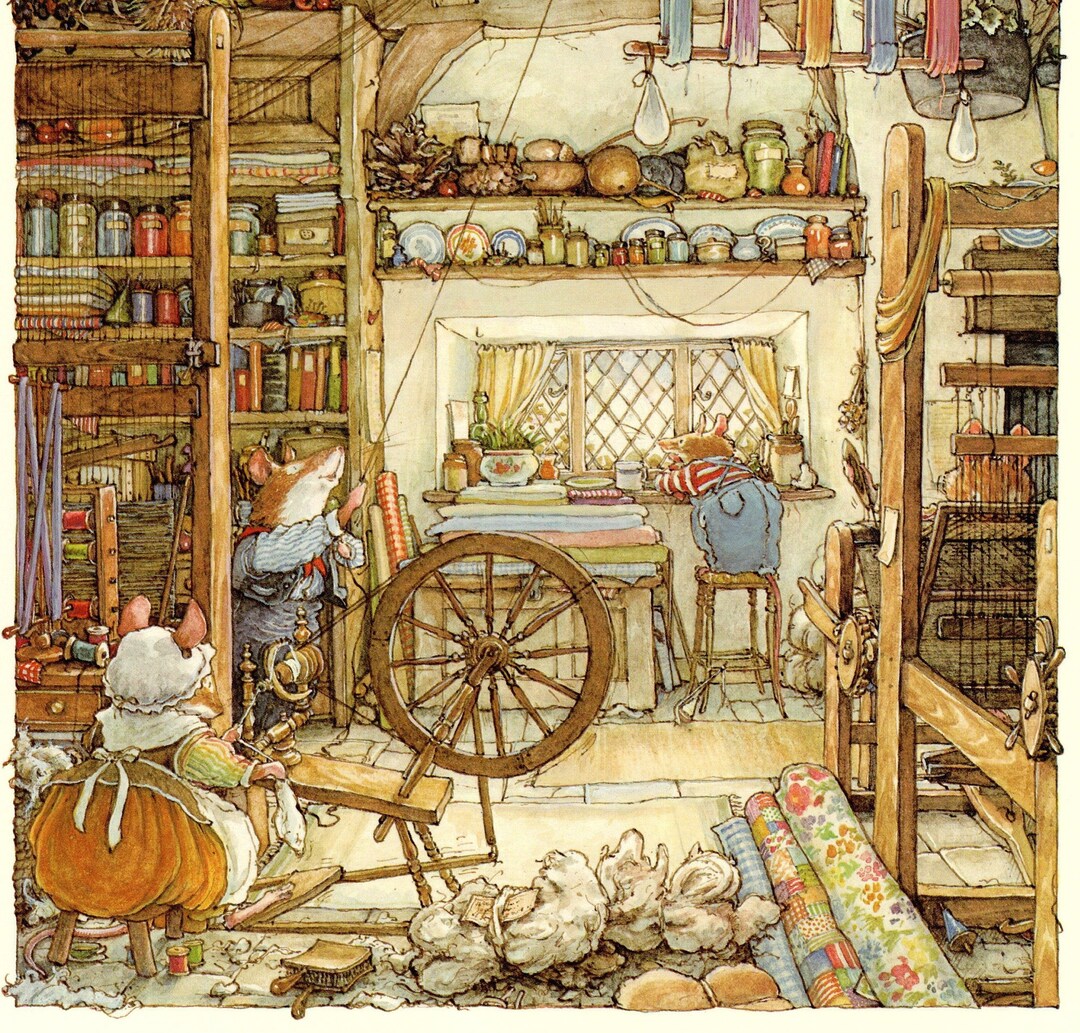 Brambly Hedge Tales Original Vintage Print by Jill Barklem - Etsy