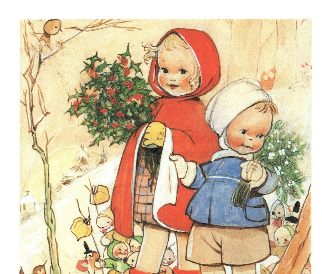 1994 Mabel Lucie Attwell Original Vintage Print – Cute Children ...