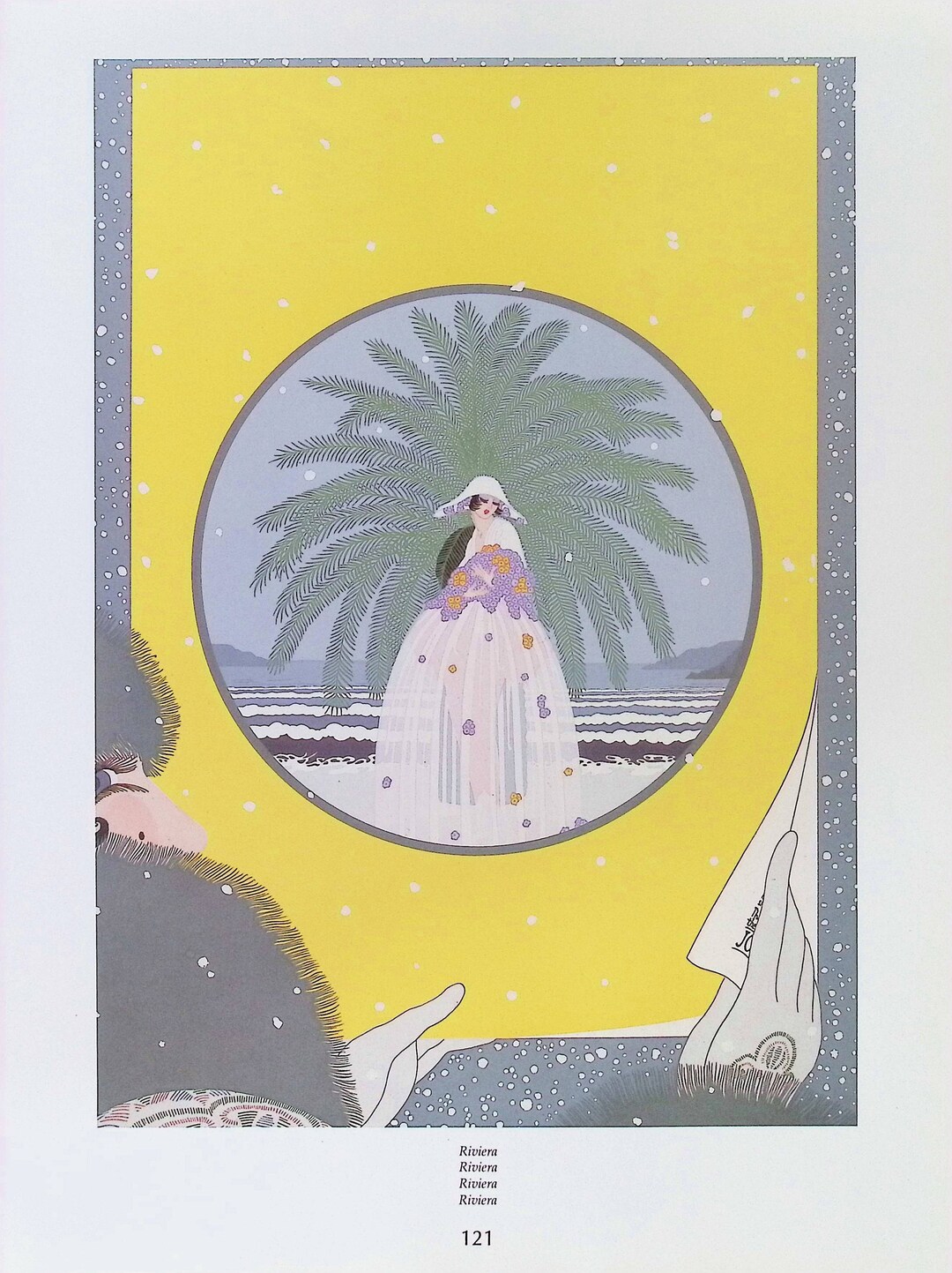 Erté 1982 Original Large 2-sided Print Fashion, Costume, Theatre ...