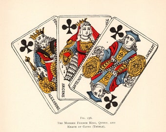 Playing Card Knave - Etsy